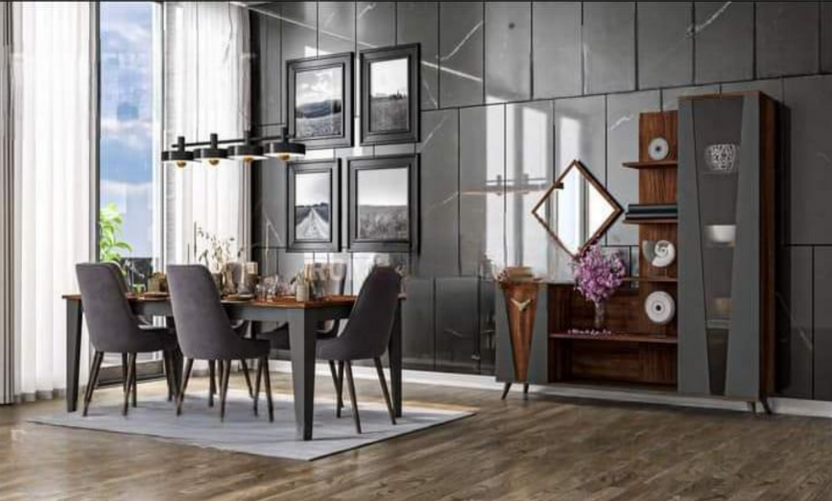 London dining set – Prestige Furniture , Developed by Rev Studio